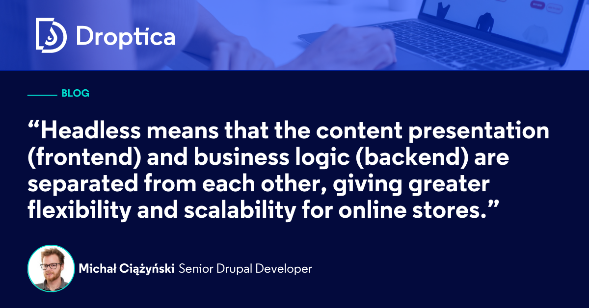 Headless ecommerce platform - overview with example | Droptica