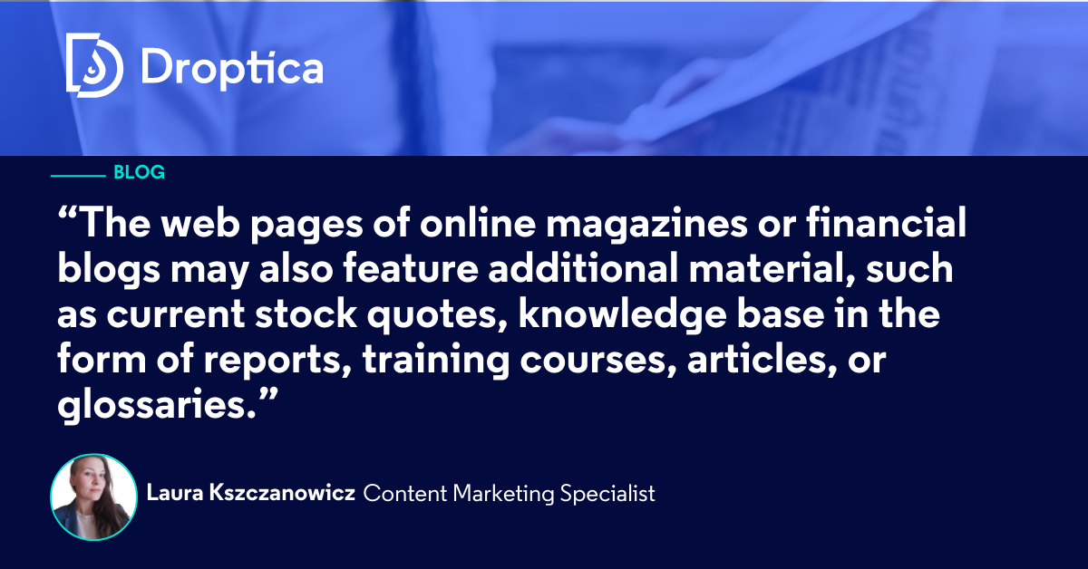 10 best financial blogs to help you reach business goals | Droptica