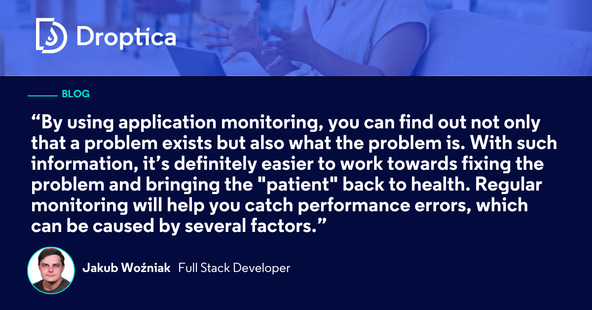 What are the risks of not monitoring the website? | Droptica