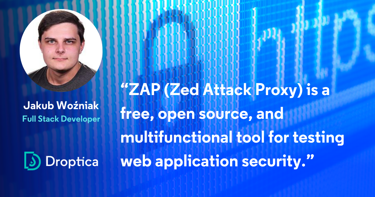 What is OWASP ZAP and what are its key features? | Droptica