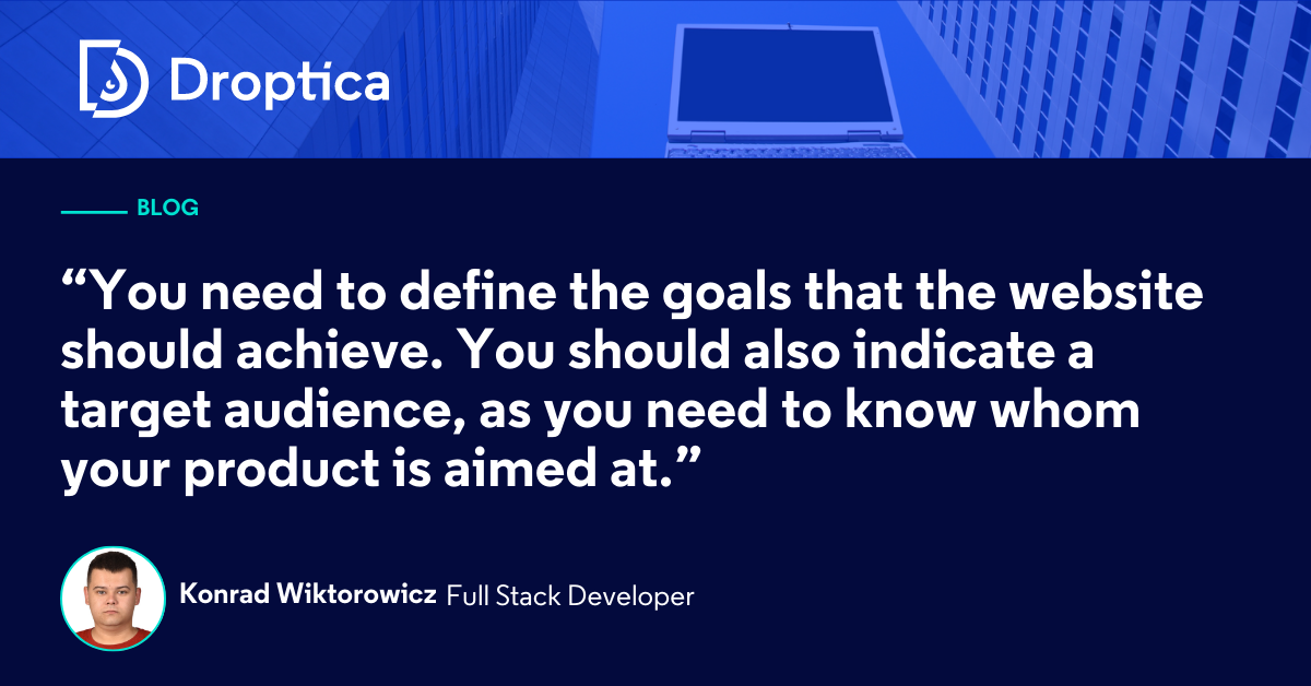 Complex website development. How to prepare for it? | Droptica