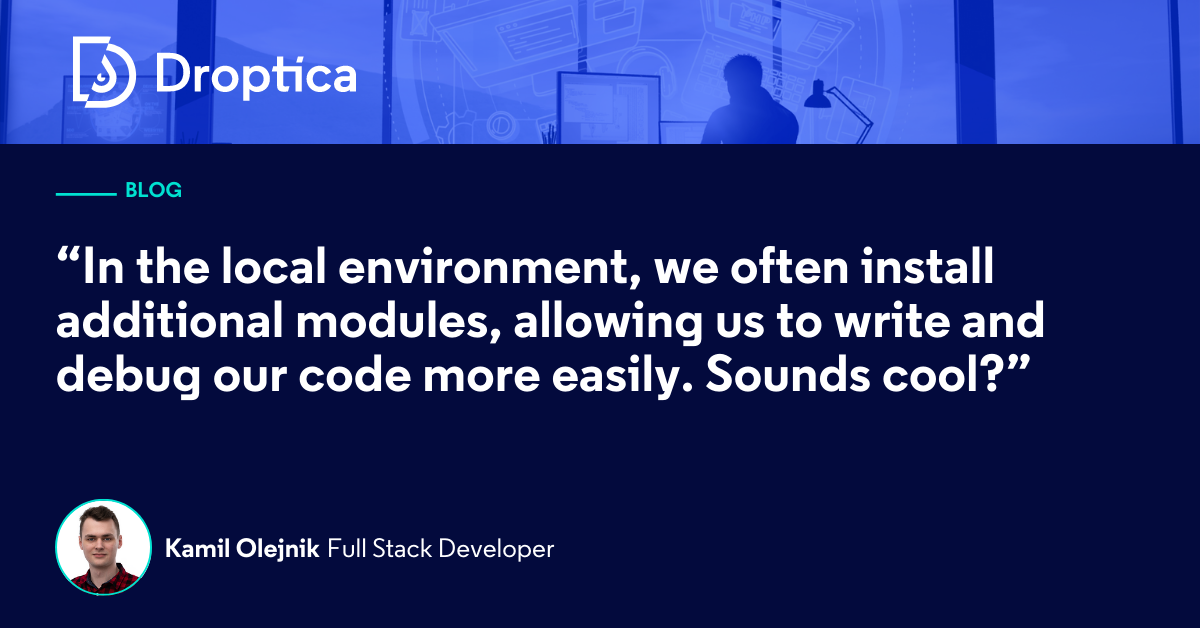 How to generate local development environment? | Droptica