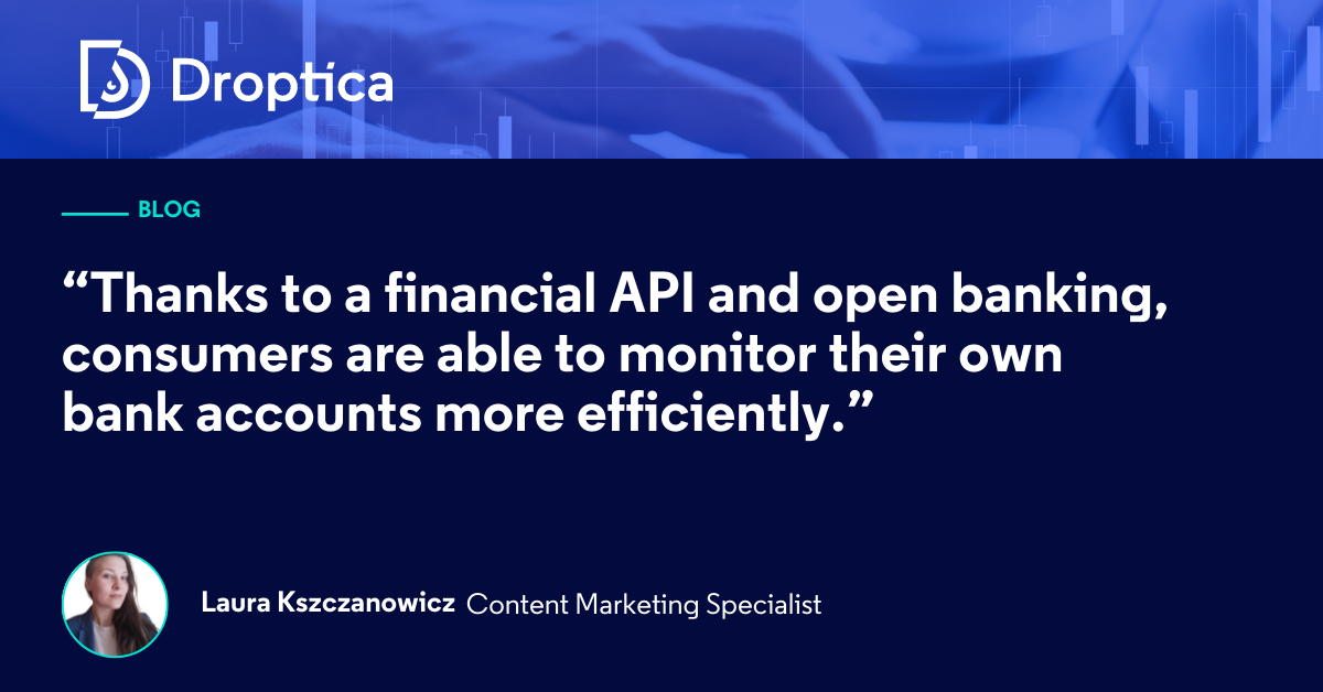 What is a financial API and how financial services use it? | Droptica