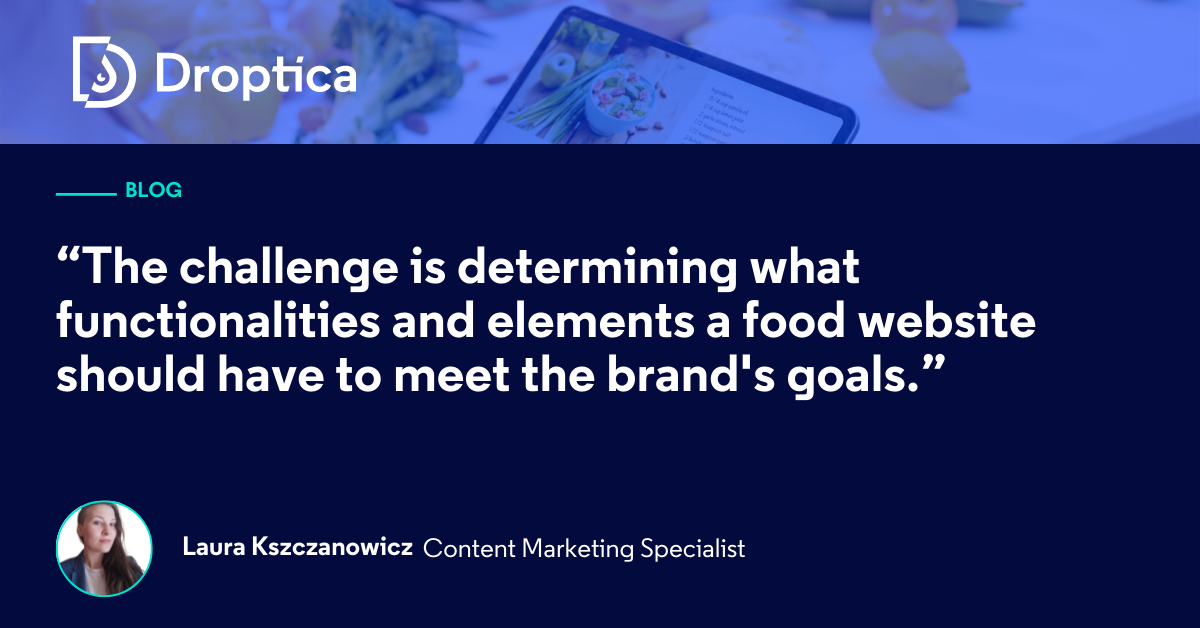 Best food website design. 8 eye-catching examples | Droptica