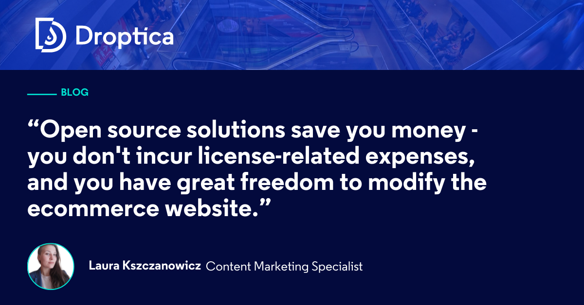 5 open source ecommerce platforms for your online store | Droptica