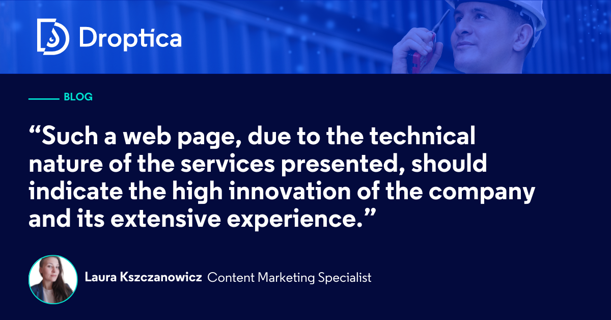 6 best engineering websites of various companies | Droptica