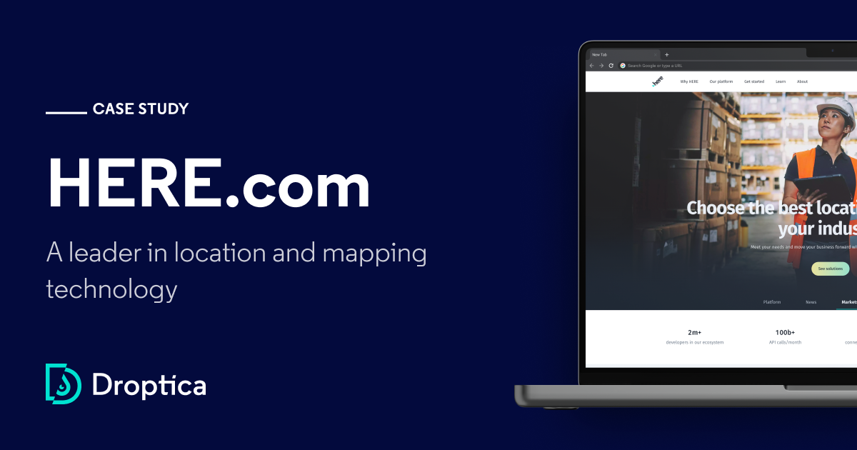 HERE.com | Droptica