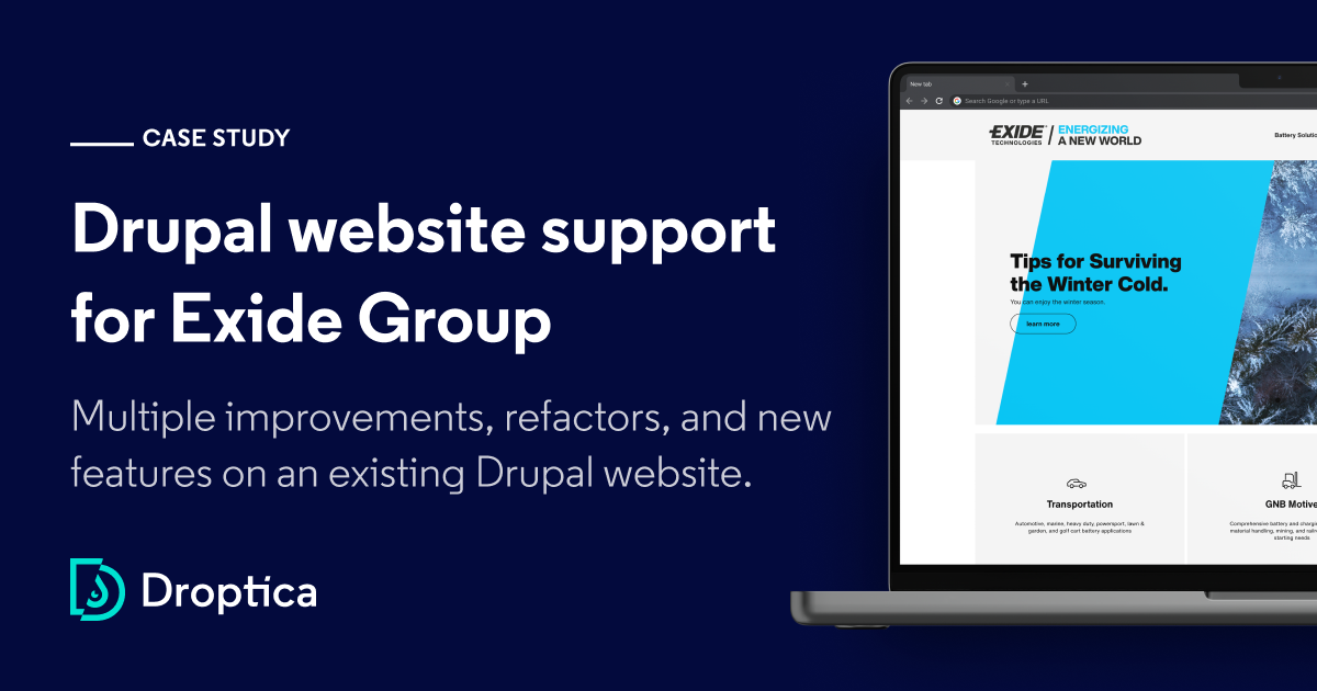 Drupal website support - Case Study | Droptica
